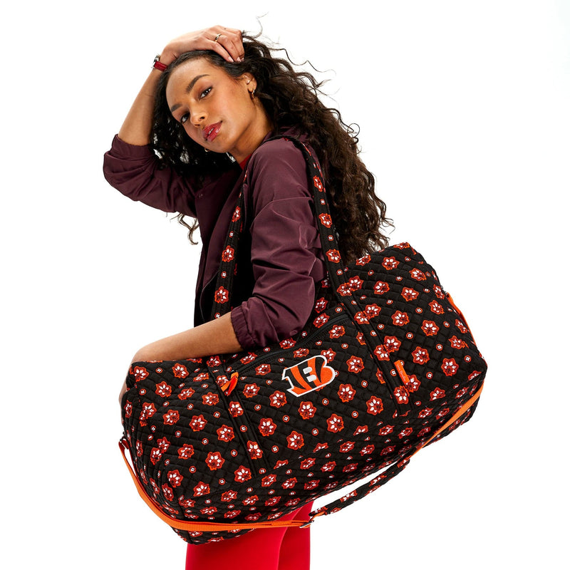 VERA BRADLEY NFL Large Travel Duffel Bag